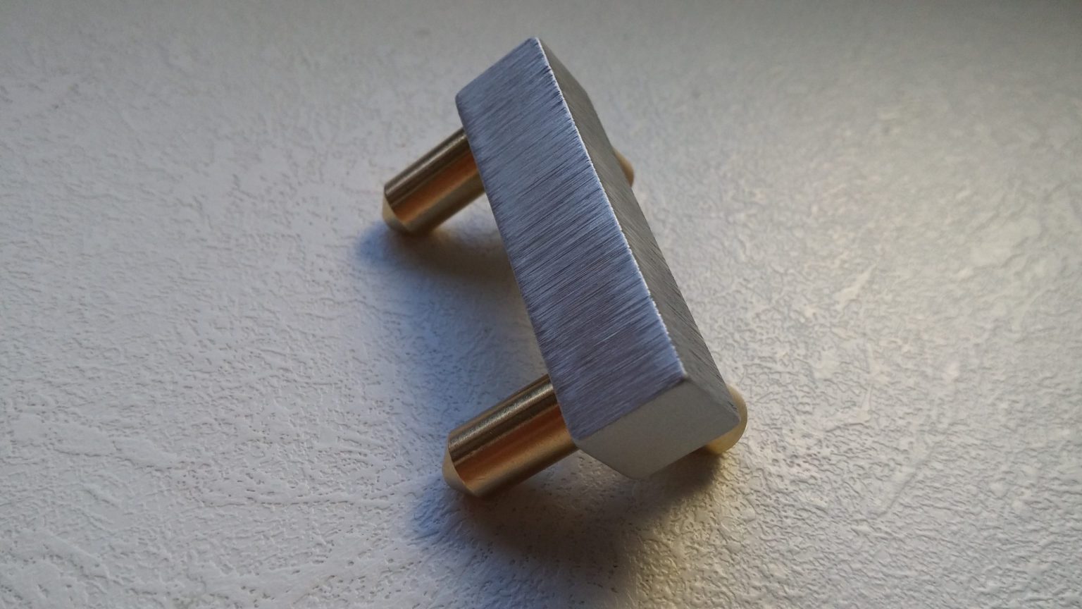 Coltar din aluminiu periat pentru plinta BA400ASS - supertech