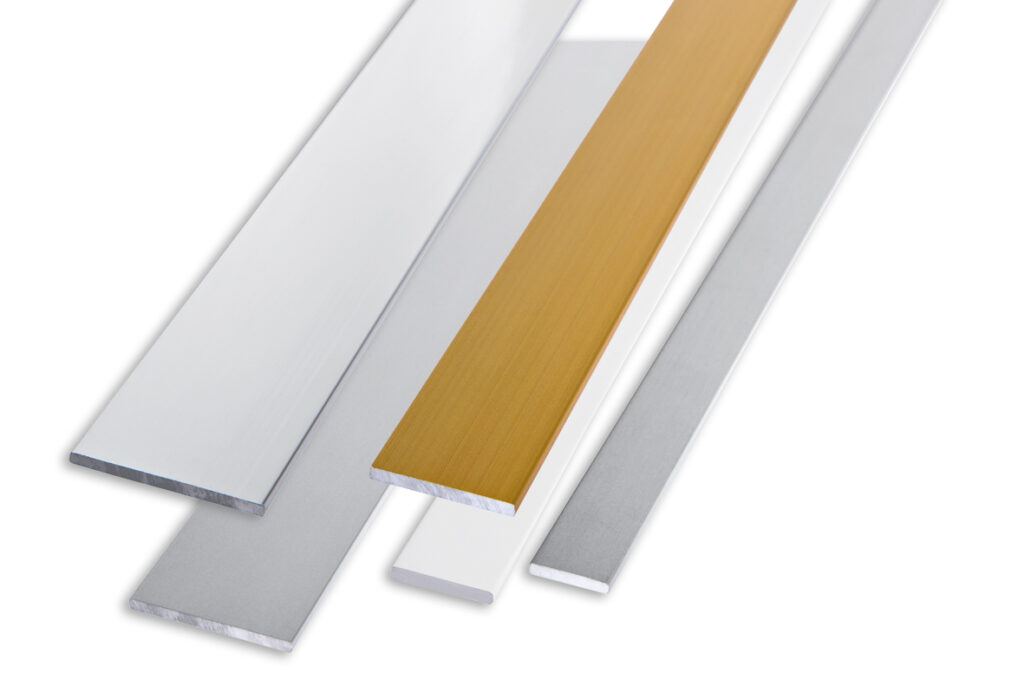 Platbanda din aluminiu auriu, alb si argintiu pentru amenjari Progress ...