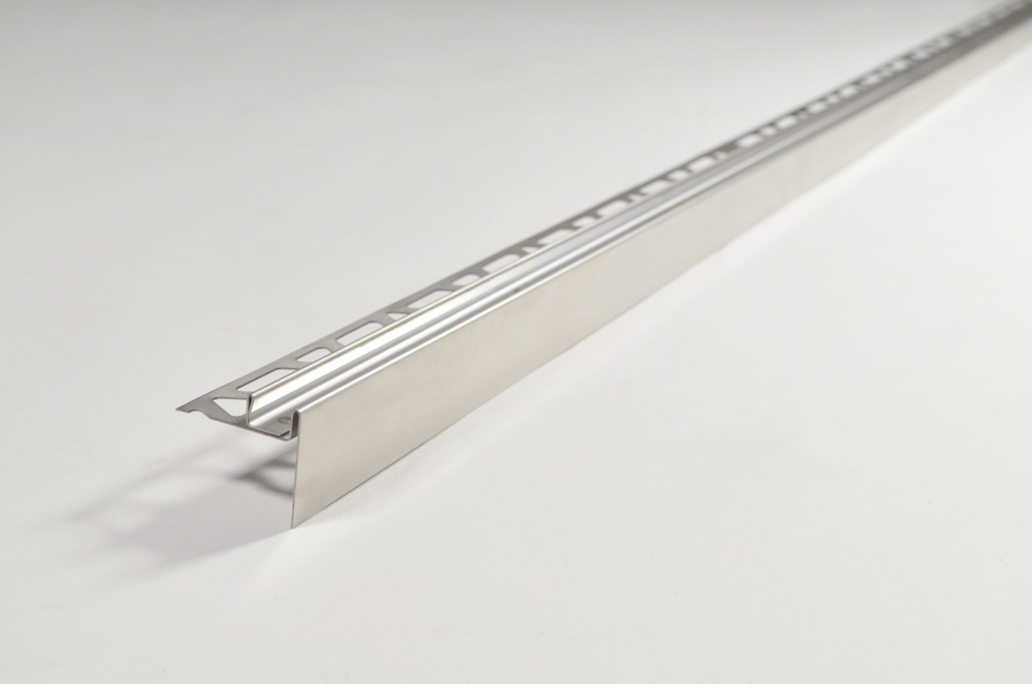 Profil fixare sticla dus cu aripa de compensare inox STKPV - supertech