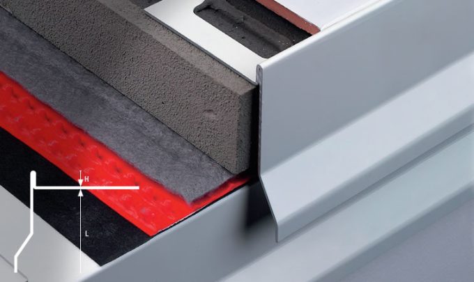 Profil picurator metalic terasa/balcon Bordertec BBS - Gri - supertech