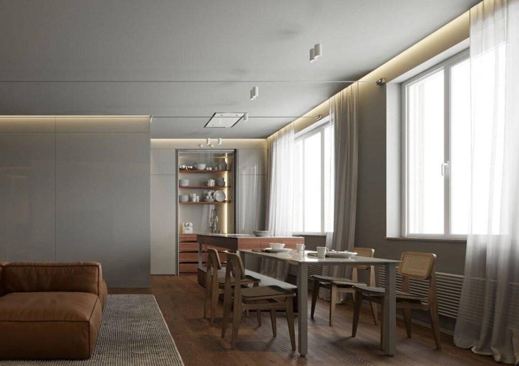 Plinta retrasa neagra tip shadow gap cu led tavane si pereti Novotri ...